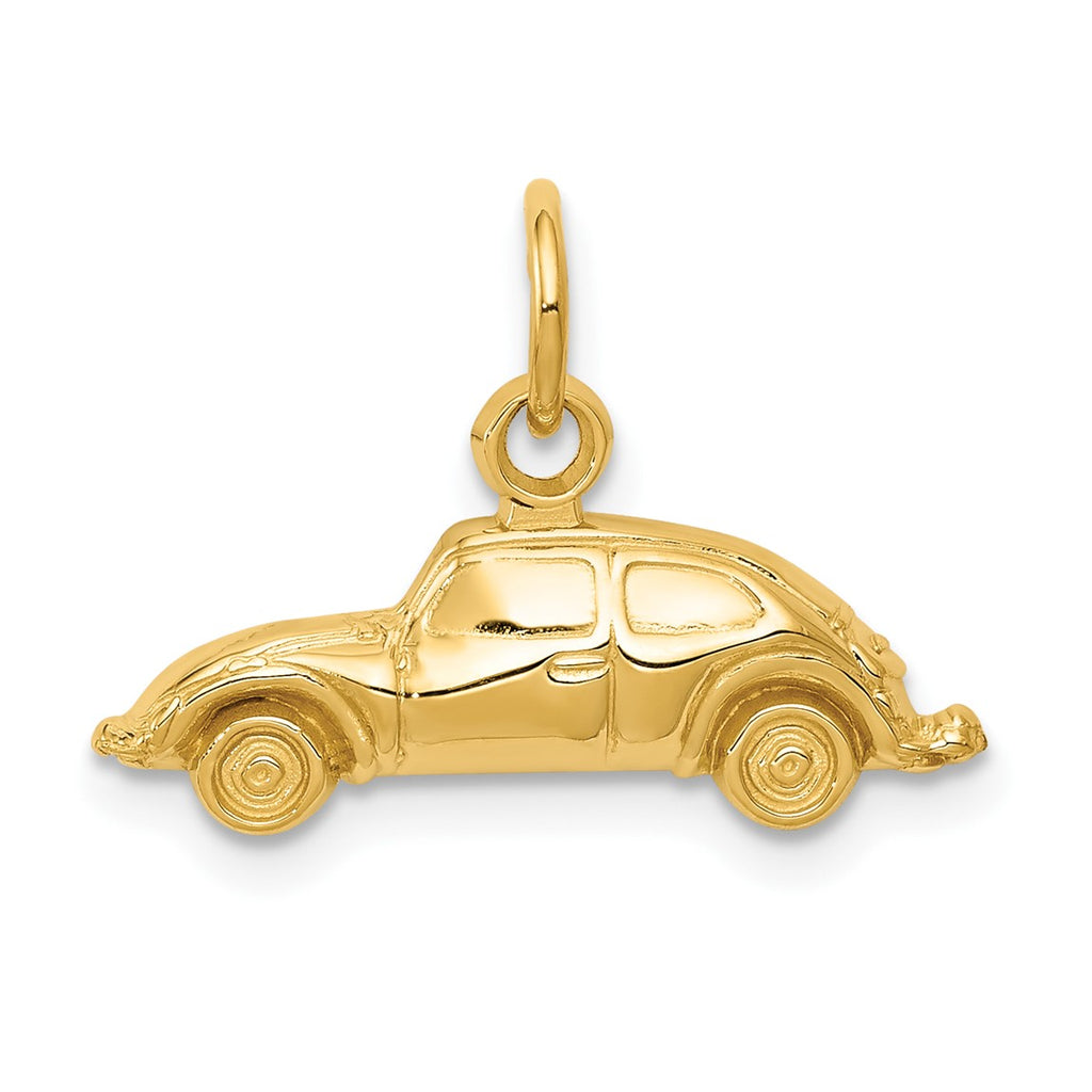 10K Yellow Gold Car Charm – Wellness Marketer Jewelry - Jewelry Made in ...