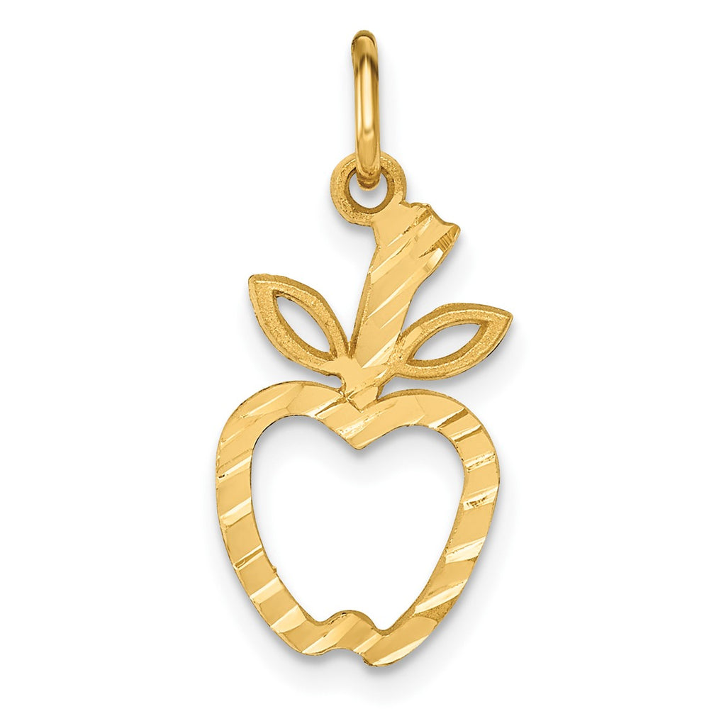 14k Yellow Gold Apple Charm C459 – Wellness Marketer Jewelry - Jewelry ...