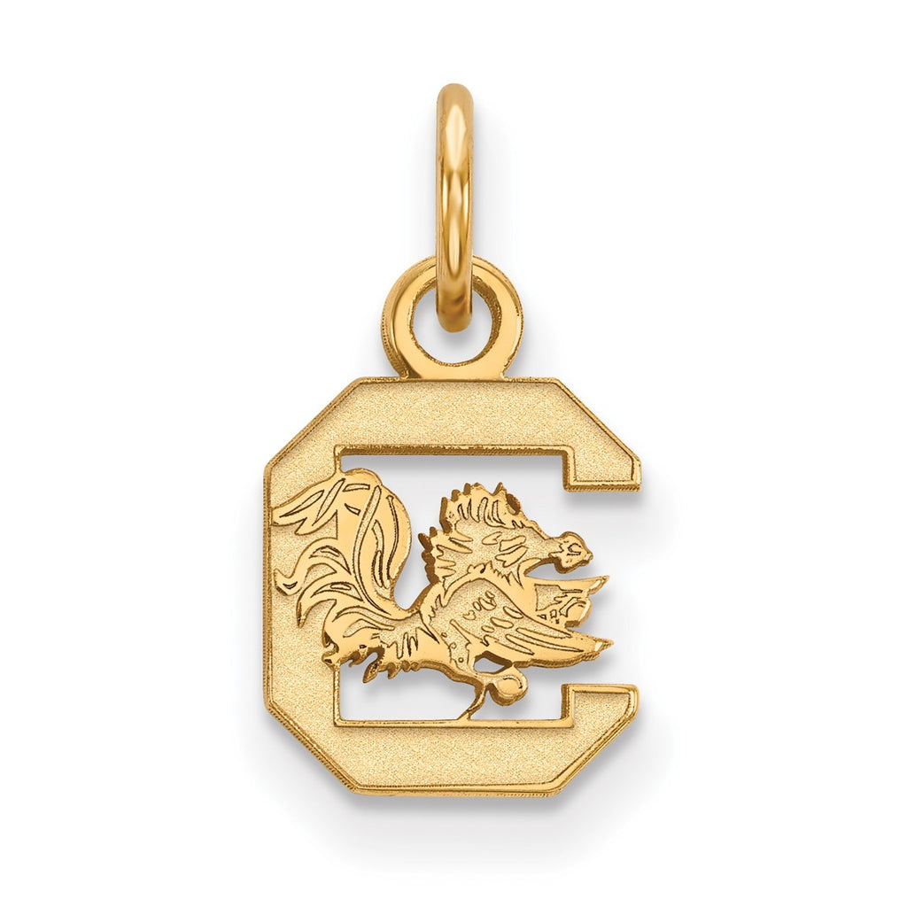 14k Gold LogoArt University of South Carolina Extra Small Pendant ...
