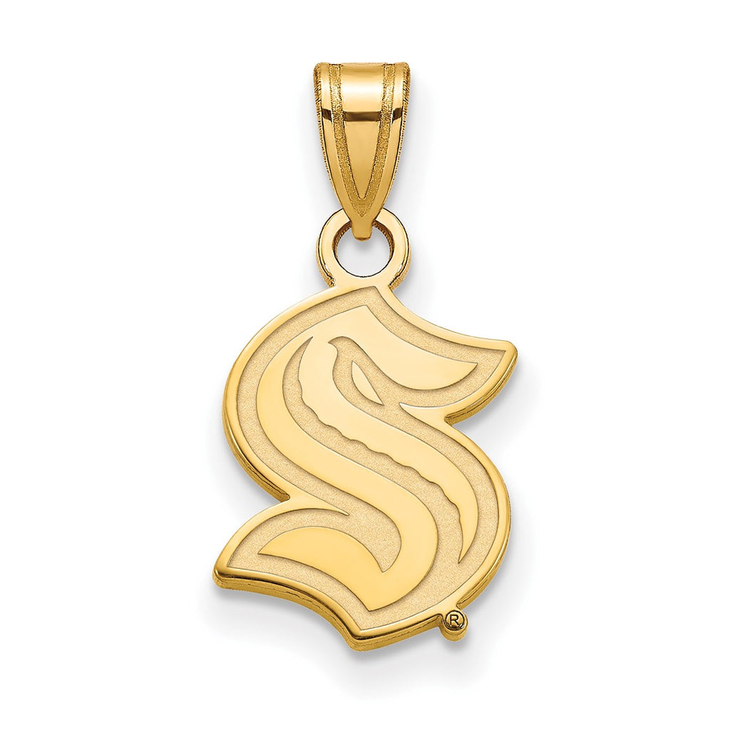 10k Gold NHL LogoArt Seattle Kraken Small Pendant – Wellness Marketer ...