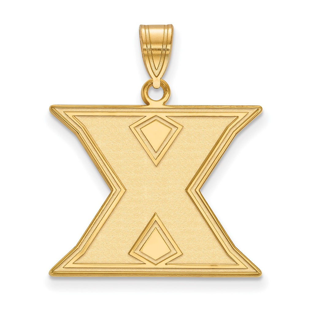 14k Gold LogoArt Xavier University Letter X Large Pendant – Wellness ...