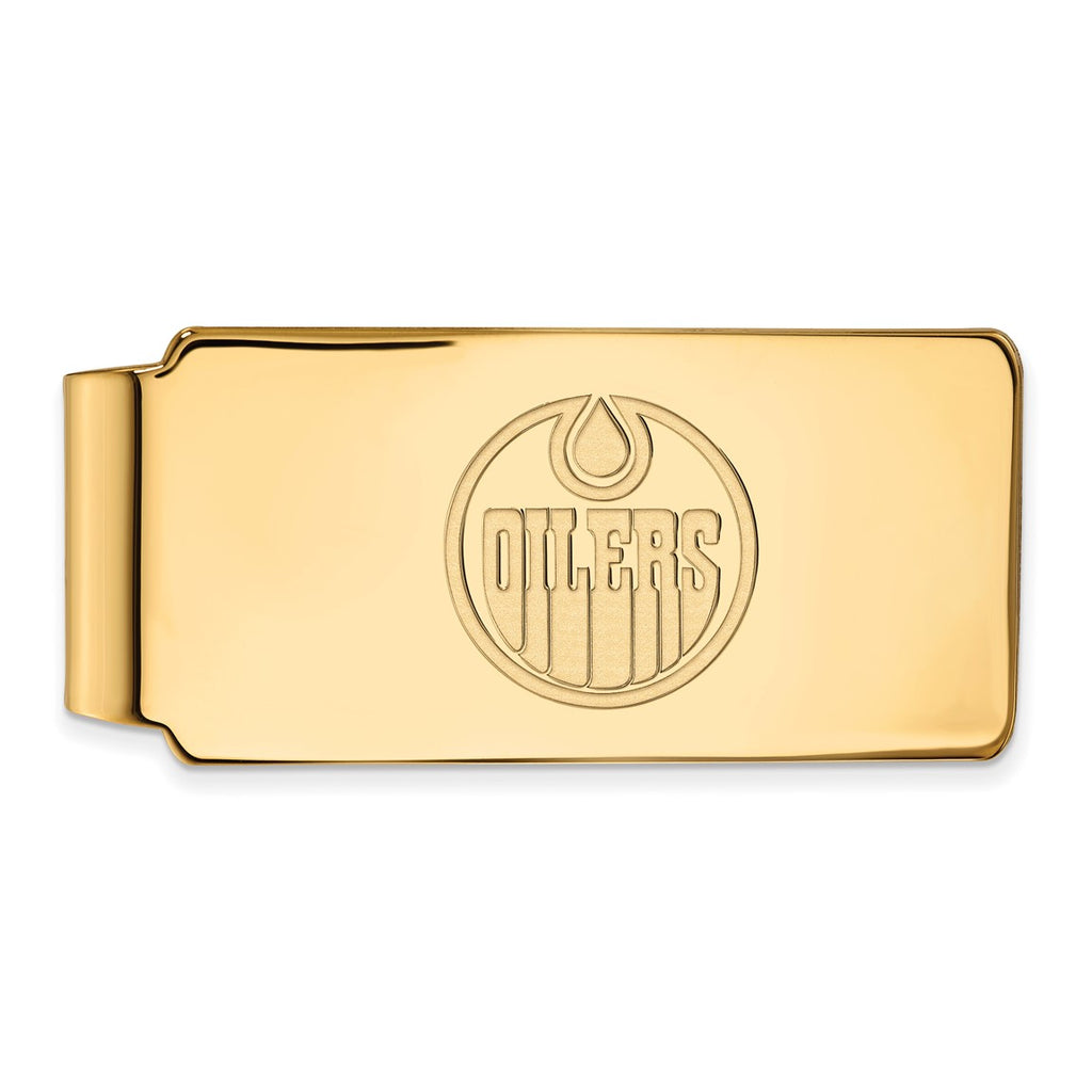 10k Gold NHL LogoArt Edmonton Oilers Money Clip – Wellness Marketer ...