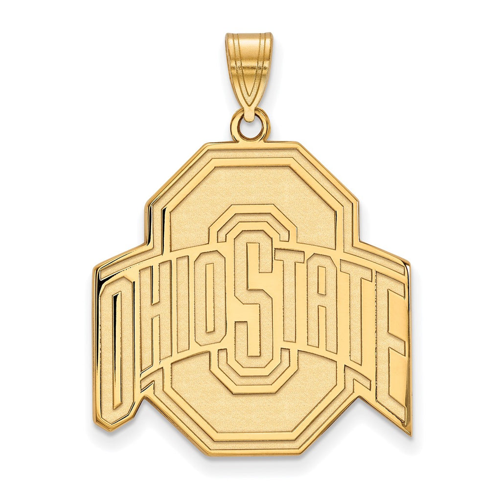 10k Gold LogoArt The Ohio State University Extra Large Pendant ...