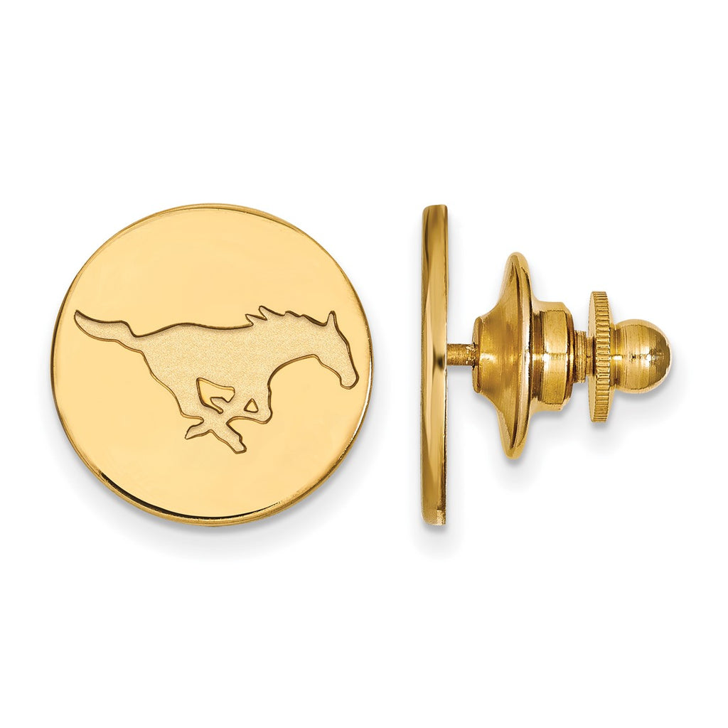 14k Gold LogoArt Southern Methodist University Mustang Lapel Pin ...