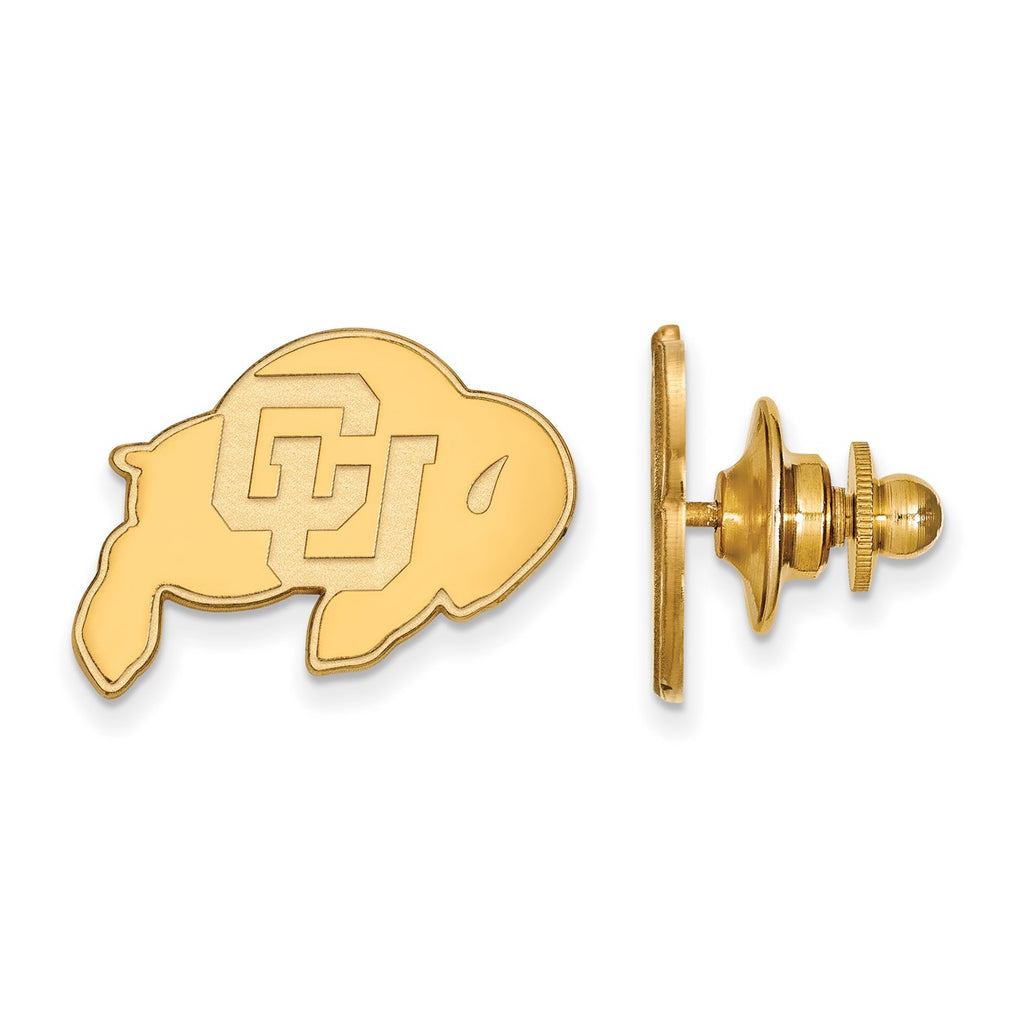 14k Gold LogoArt University of Colorado Buffalo Lapel Pin – Wellness ...