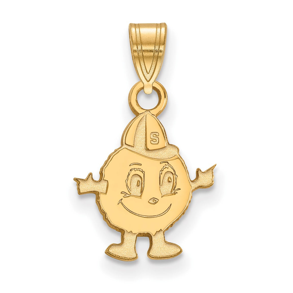 10k Gold LogoArt Syracuse University Mascot Small Pendant 1Y023SYU ...
