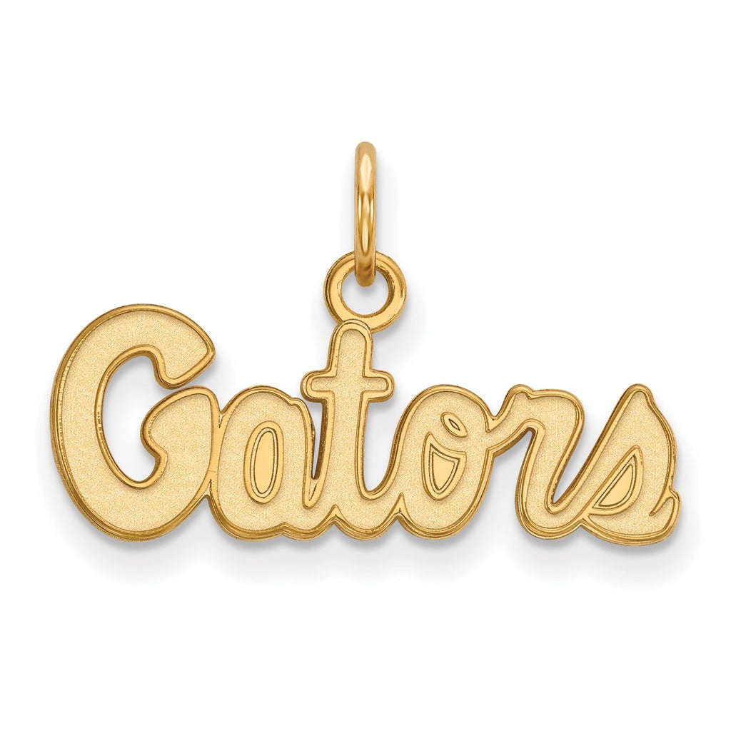10k Gold LogoArt University of Florida Gators Script Extra Small Penda ...