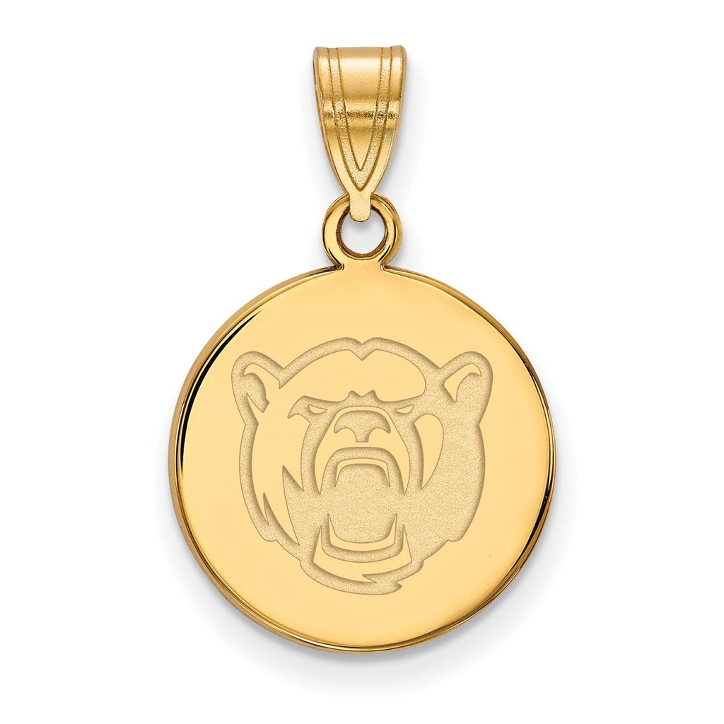 14k Gold LogoArt Baylor University Medium Disc Pendant – Wellness ...