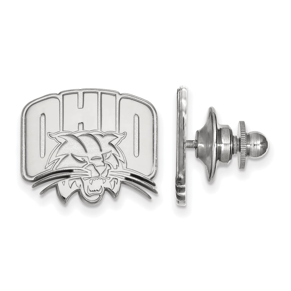 14k White Gold LogoArt Ohio University Lapel Pin – Wellness Marketer ...