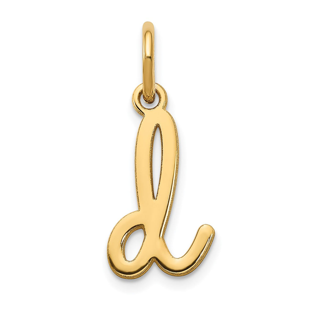 14k Yellow Gold Lower Case Letter D Initial Charm XNA1307Y/D – Wellness ...