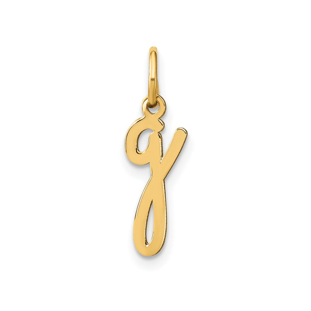 14k Yellow Gold Lower Case Letter G Initial Charm XNA1307Y/G – Wellness ...