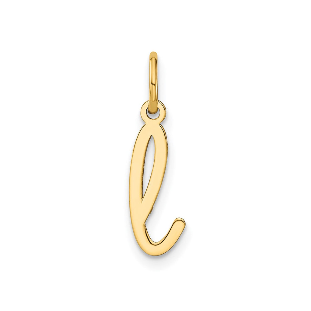 14k Yellow Gold Lower Case Letter L Initial Charm XNA1307Y/L – Wellness ...